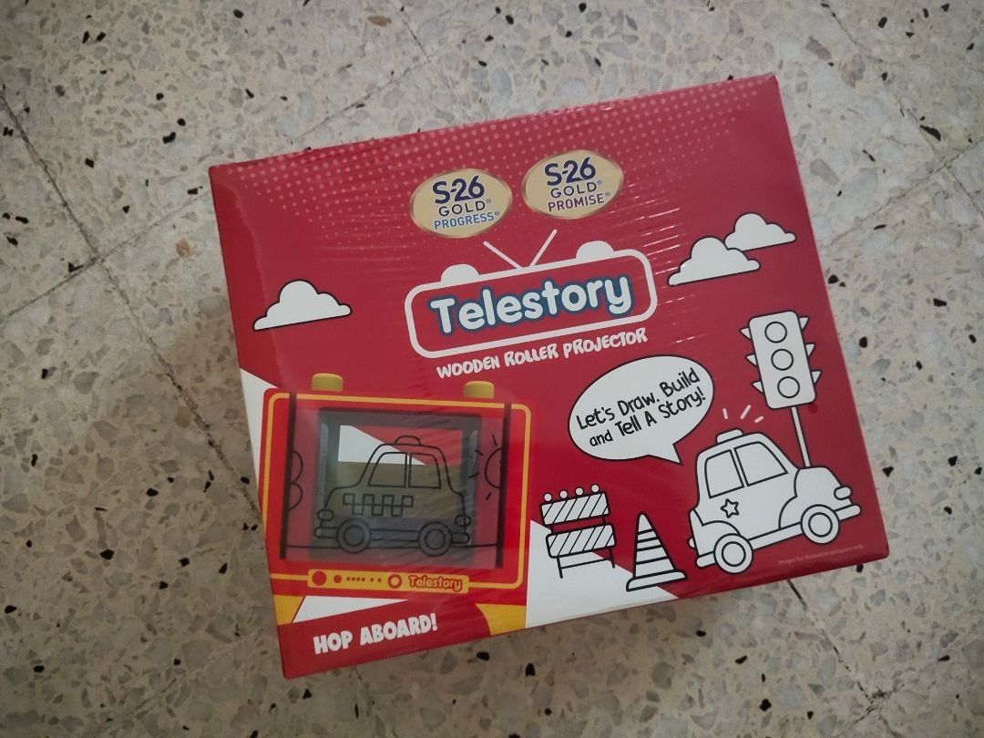 S26 Telestory Wooden Roller Projector, Hobbies & Toys, Toys & Games on ...