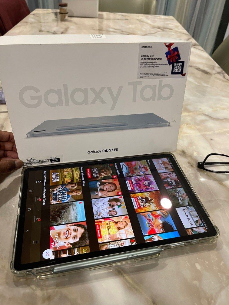Samsung Galaxy Tab S7 FE 4 + 64GB wifi, Mobile Phones & Gadgets, Tablets, Android on Carousell