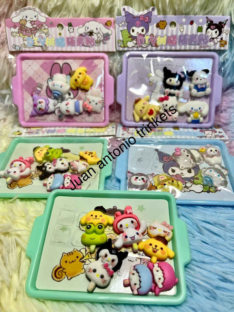 Sanrio 3D Embossed Toy Sticker, Hobbies & Toys, Stationary & Craft ...