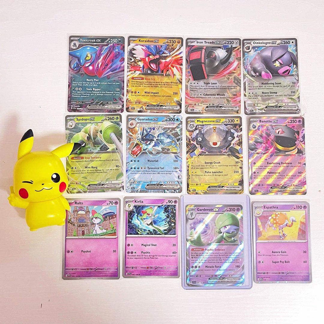 Scarlet & Violet SvEN Cards - Pokemon Ex Cards - Gardevoir Toxicroak ...