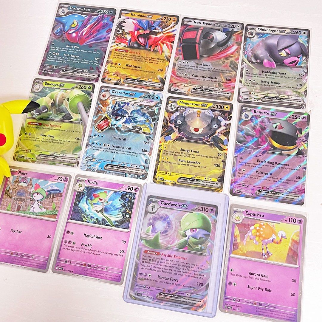 Scarlet & Violet SvEN Cards - Pokemon Ex Cards - Gardevoir Toxicroak ...