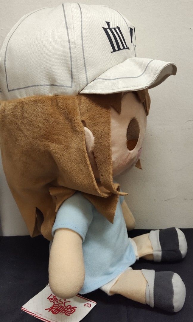 Sega Cells at Work Anime Jumbo Cute Plush Toy Doll Sitting Pose ...