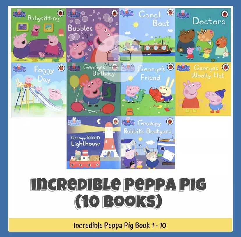 [SG STOCKS] Peppa Pig Book Set: The Ultimate Peppa Pig & Incredible ...