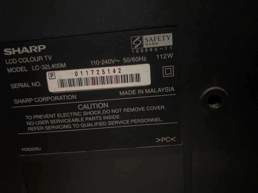 Sharp LCD -TV Aquos model, TV & Home Appliances, TV & Entertainment, TV ...