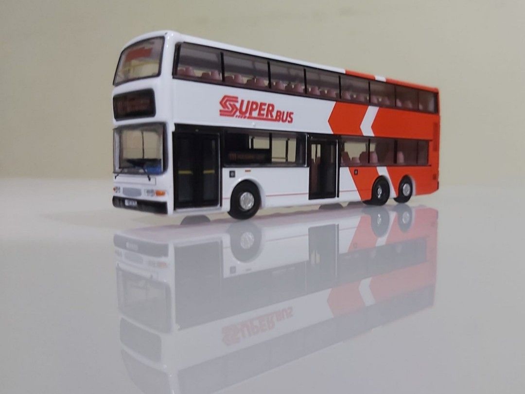 Singapore SuperBus Dennis Trident Duple MetSec Red Double Decker with ...