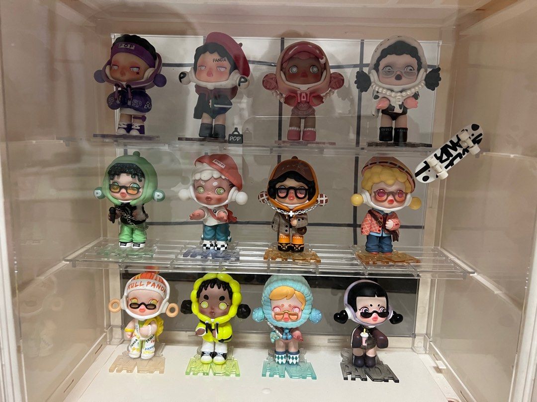 Skull panda with goto box display, Hobbies & Toys, Toys & Games on ...