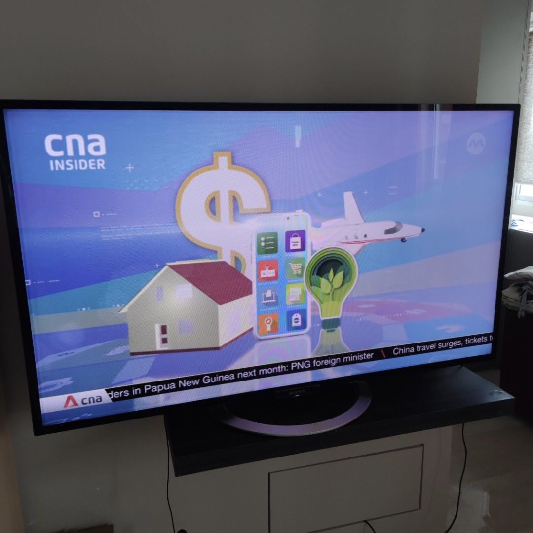 Sony Bravia 55 inch LCD TV KDL-55W954A, TV & Home Appliances, TV ...