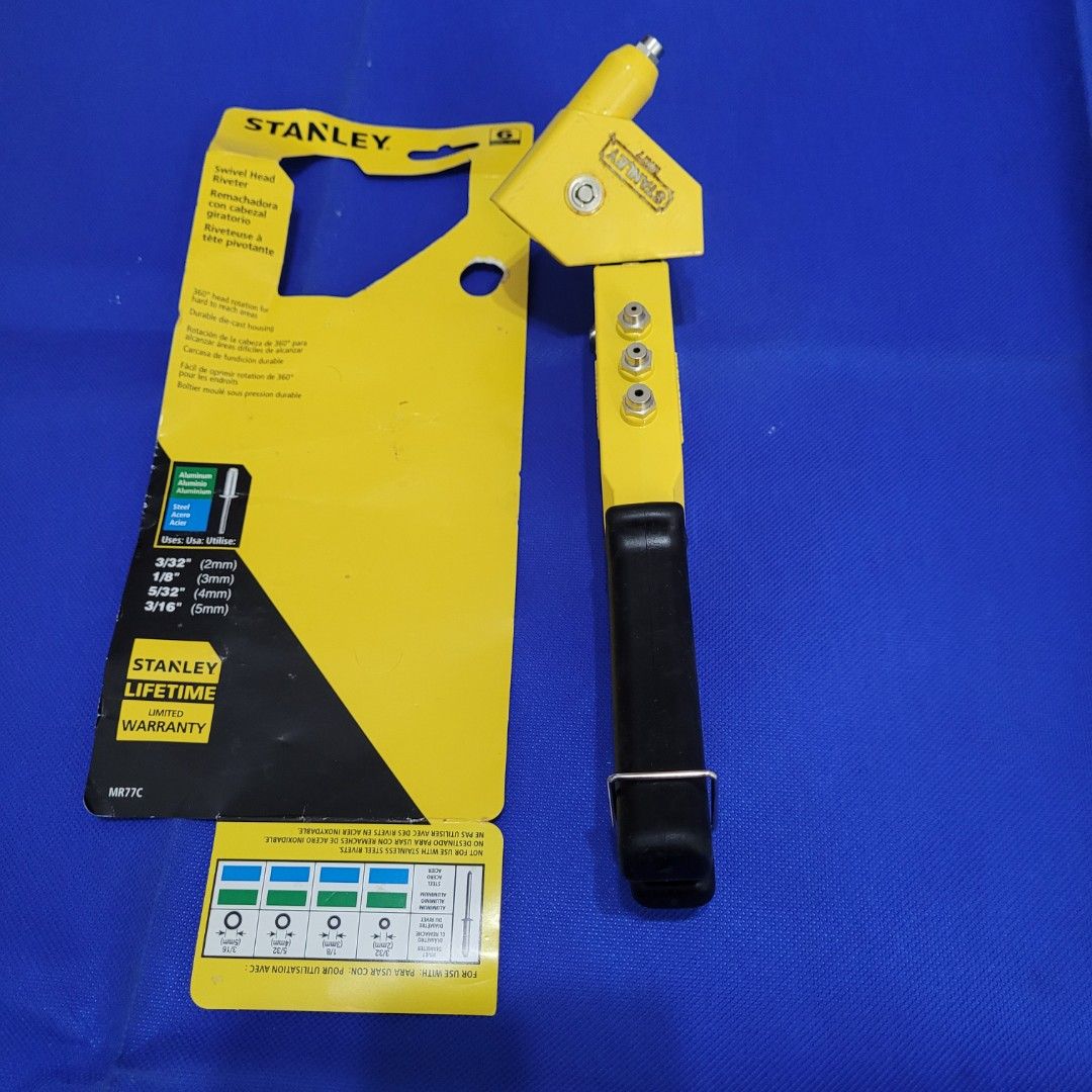 Stanley Swivel Head Riveter, Hobbies & Toys, Stationery & Craft, Craft ...
