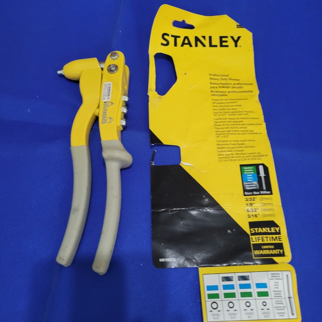 Stanley Professional Heavy Duty Riveter, Furniture & Home Living, Home ...