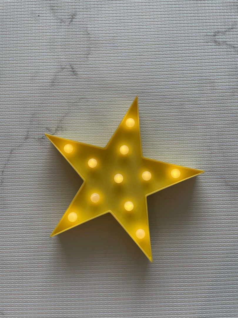 Star Lighted Prop Decoration, Everything Else on Carousell