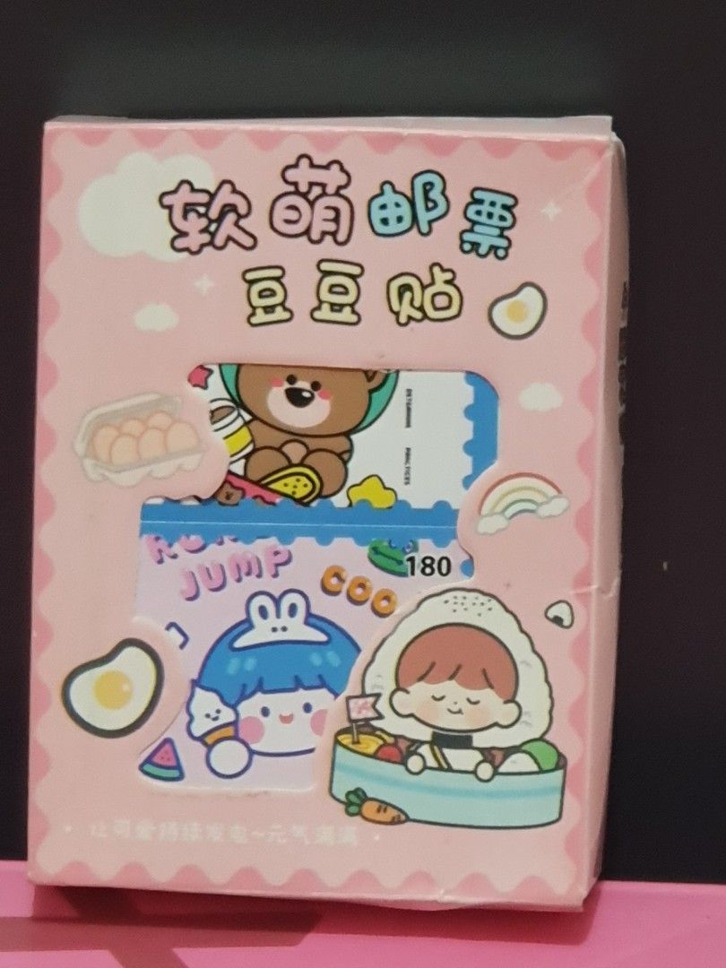 STICKER PERANGKO CEWEK GEMOY, Buku & Alat Tulis, Alat Tulis di Carousell