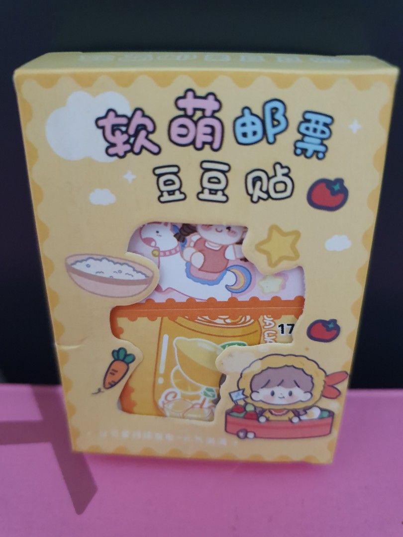 STICKER PERANGKO CEWEK GEMOY, Buku & Alat Tulis, Alat Tulis di Carousell