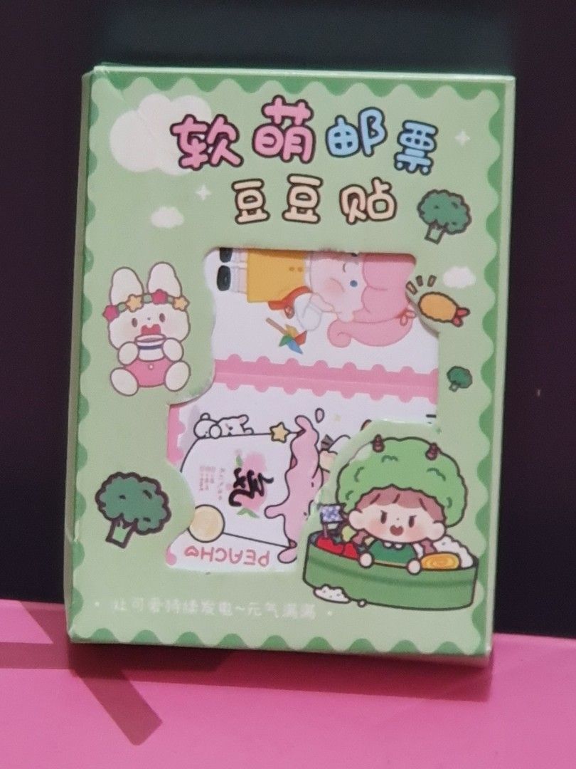 STICKER PERANGKO CEWEK GEMOY, Buku & Alat Tulis, Alat Tulis di Carousell