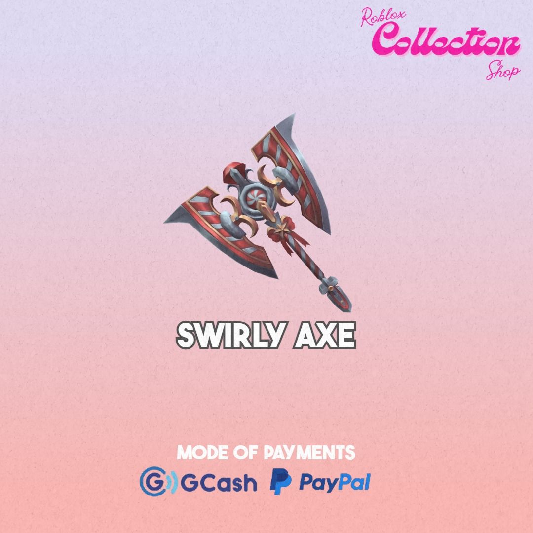 Swirly Axe | Murder Mystery 2 | MM2 | Roblox, Hobbies & Toys, Memorabilia & Collectibles ...