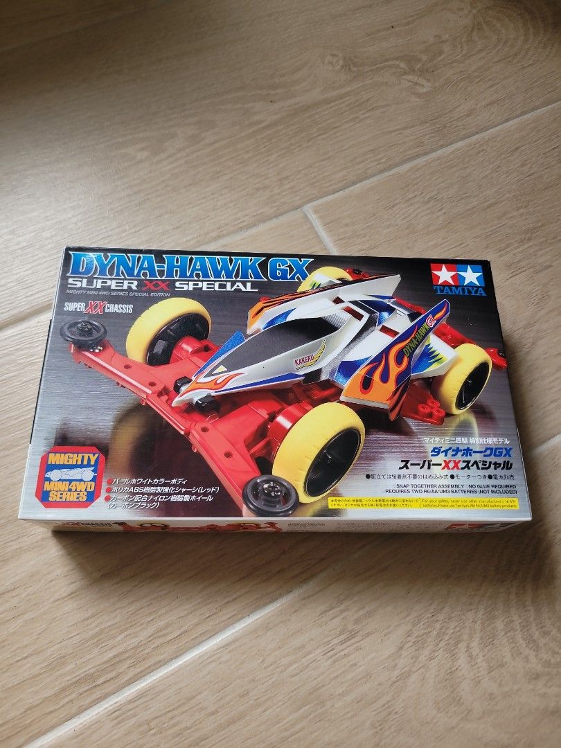 Tamiya 95467 1/32 Mini 4WD Dyna-Hawk GX Super XX Special, 興趣及遊戲, 玩具 ...