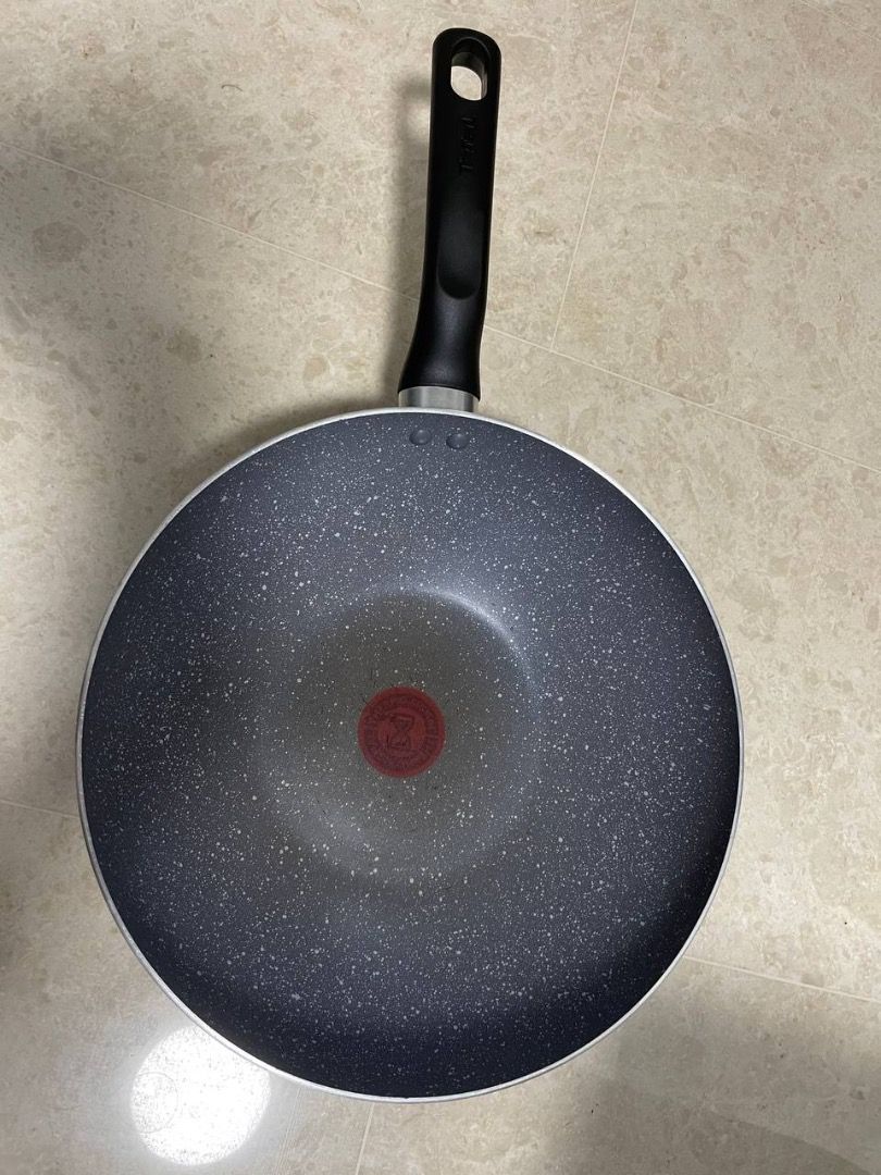 Tefal 30cm Wok with Lid, Furniture & Home Living, Kitchenware & Tableware, Cookware ...