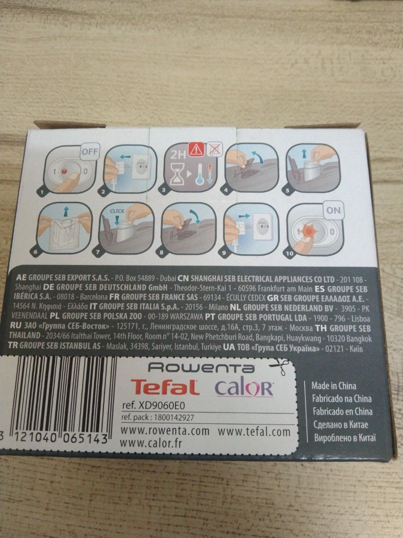 Tefal anti-calc cartridge XD9060, TV & Home Appliances, Kitchen ...