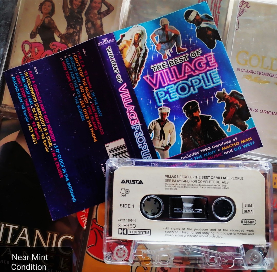 The Best of Village People Cassette Tape Original Cassette Tapes ...