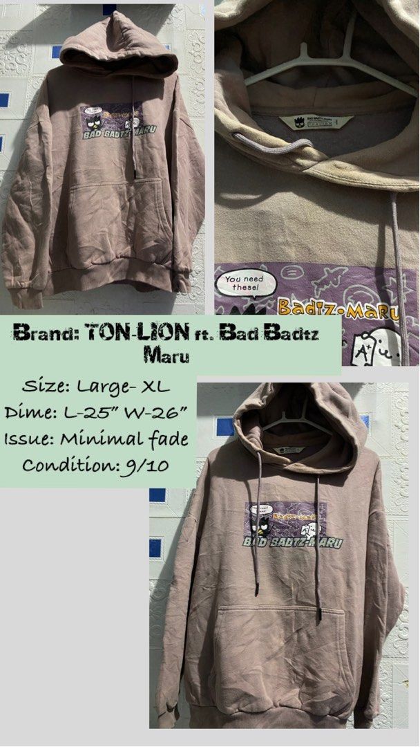 TON-LION Bad badtz Maru hoodie, Men's Fashion, Coats, Jackets and ...