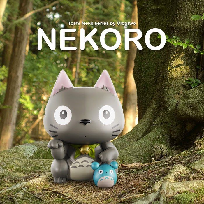 TOSHI NEKO NEKORO By ClogTwo x Mighty Jaxx Totoro Ghibli Studios Funko ...