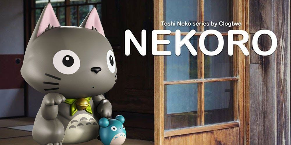 TOSHI NEKO NEKORO By ClogTwo x Mighty Jaxx Totoro Ghibli Studios Funko ...