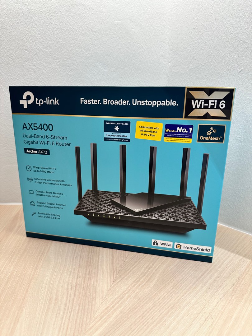 Tp-link AX5400 WiFi 6 Router, Computers & Tech, Parts & Accessories ...