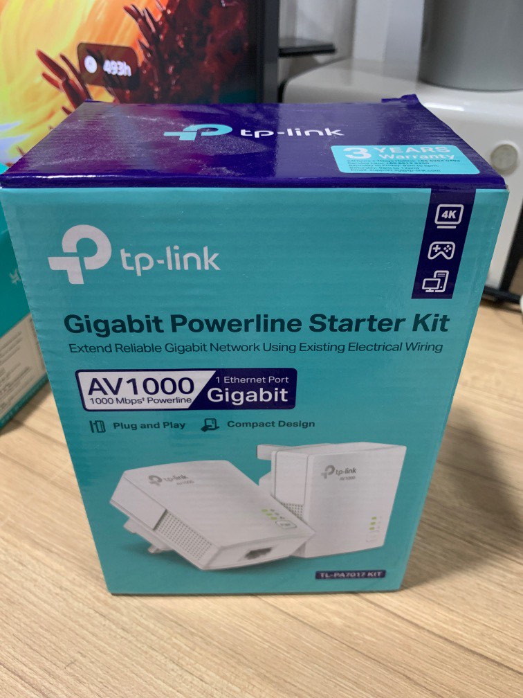 Tp Link Gigabit Powerline Starter Kit Av1000 Computers And Tech Parts And Accessories Networking