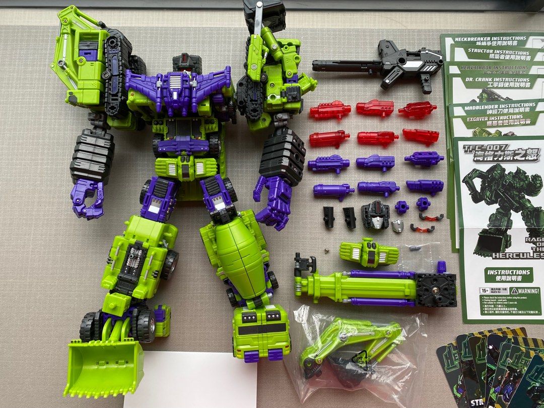 Transformers TFC Toy Hercules set (Constructicons Devastator), Hobbies ...