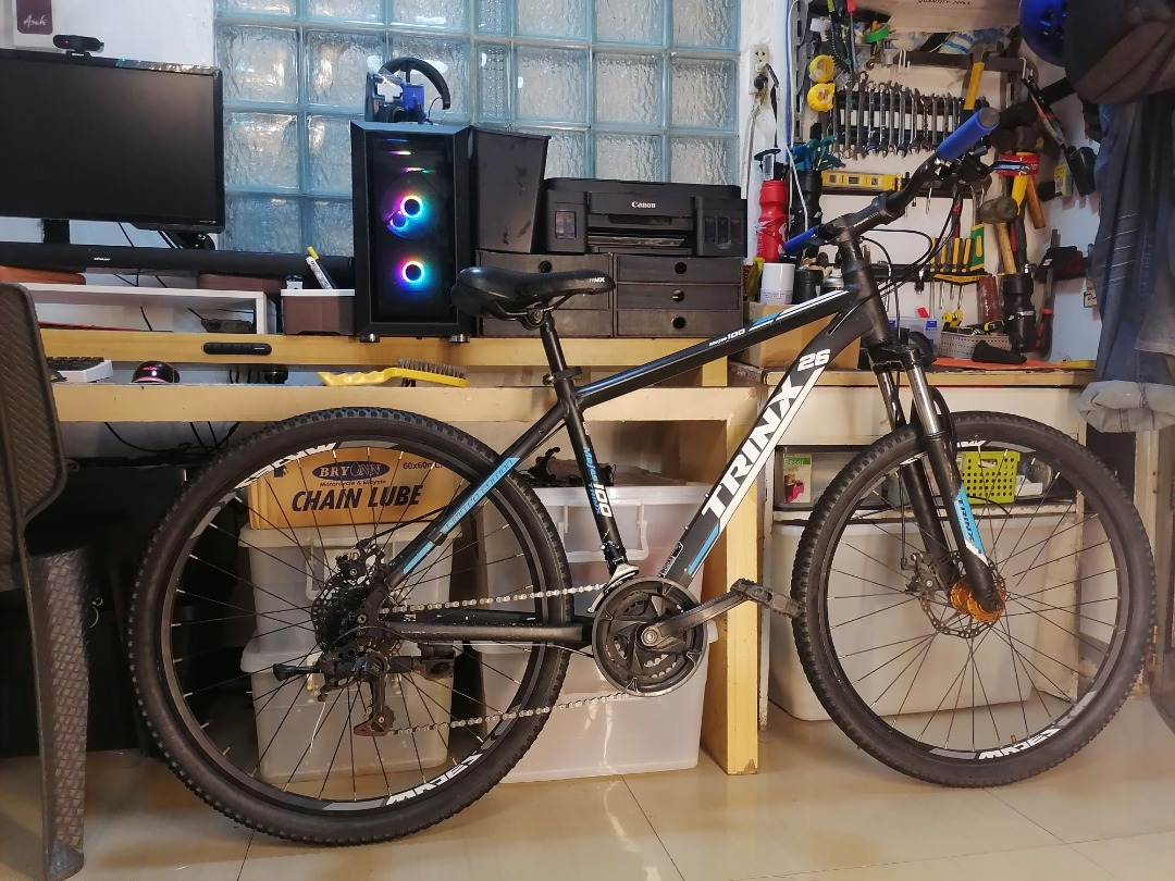 Trinx Majest 100 26er Shimano Parts, Sports Equipment, Bicycles & Parts ...