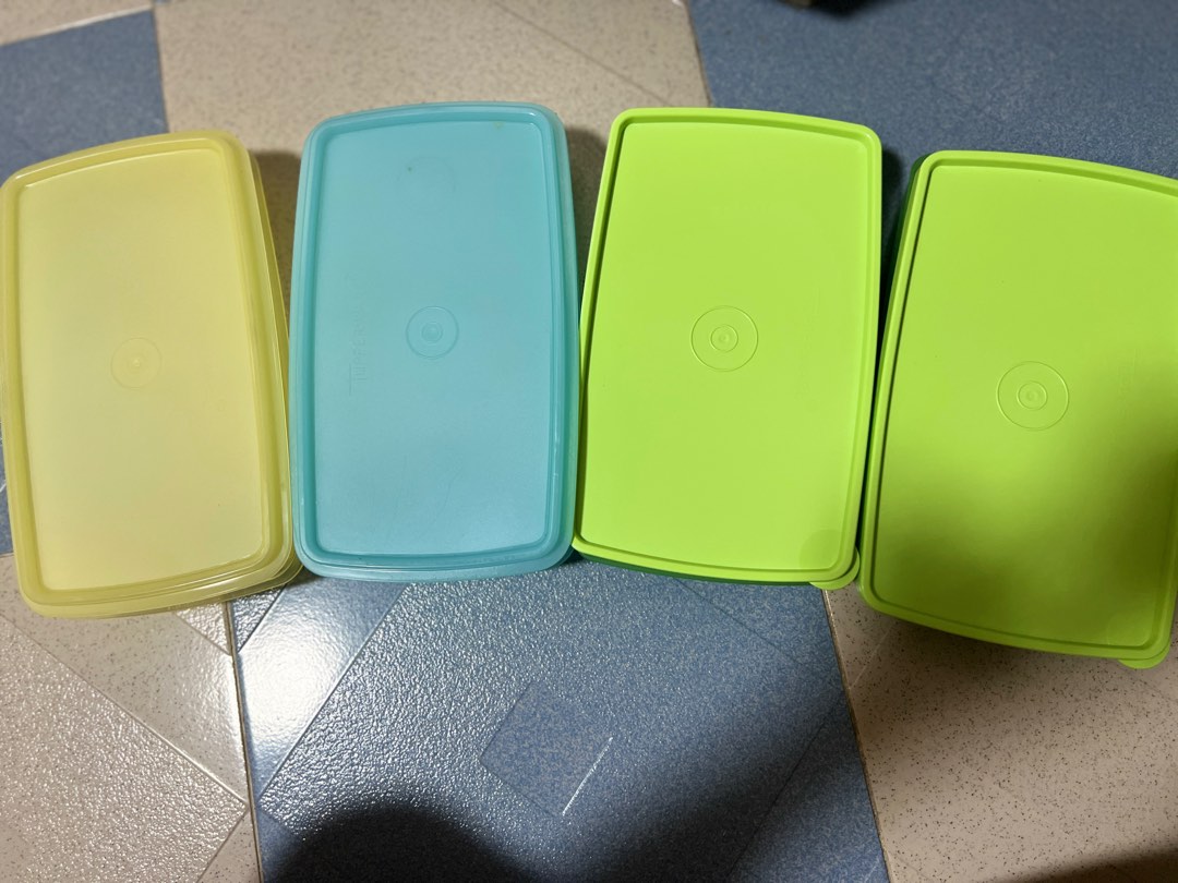 Tupperware storage box (set of 4), Furniture & Home Living, Kitchenware ...