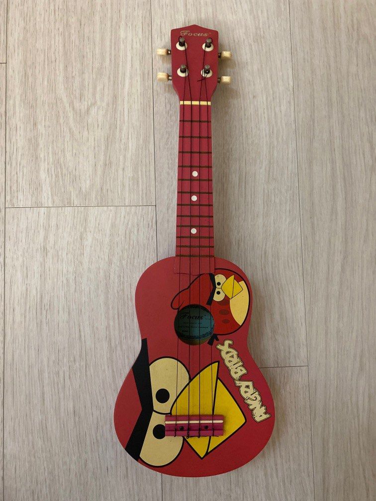 Ukulele angry bird, Hobbies & Toys, Music & Media, Musical Instruments ...