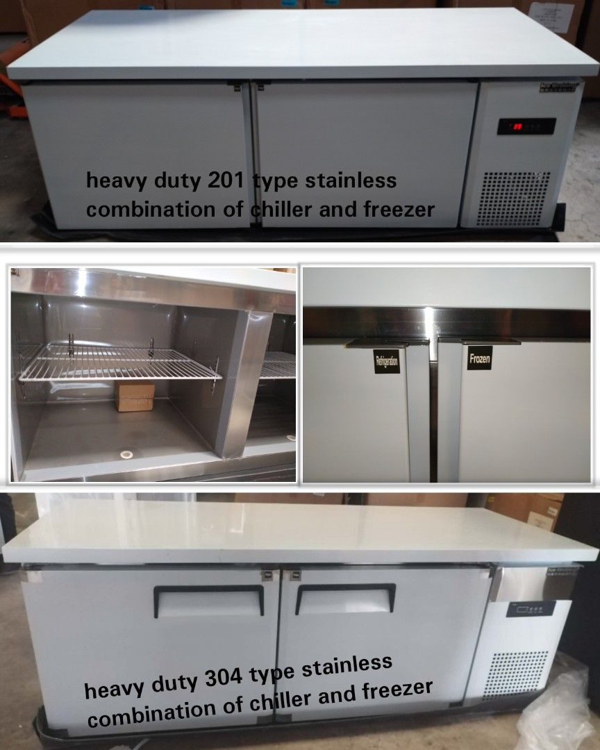 Under Counter Chiller Freezer Combination Under Counter Table Top ...