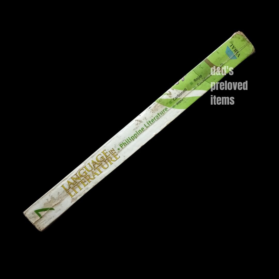 Vibal Language in Literature (Philippine lit) K-12 Grade 7 | Carbonell ...