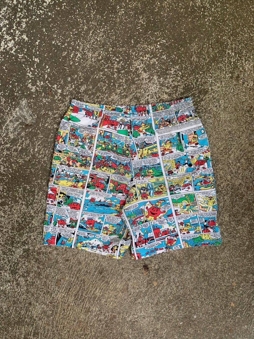 Vintage 1980s Kool-Aid Comic Strip Shorts, Men's Fashion, Bottoms ...