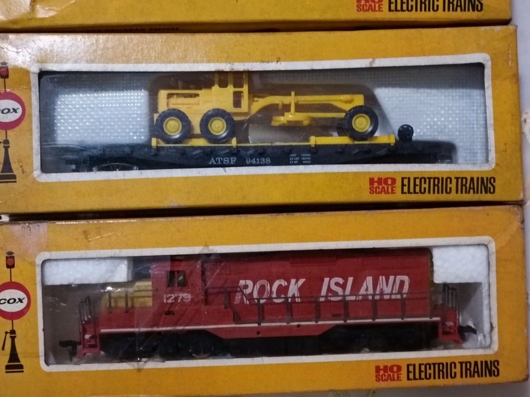vintage HO 1980's COX trains lot, Hobbies & Toys, Toys & Games on Carousell