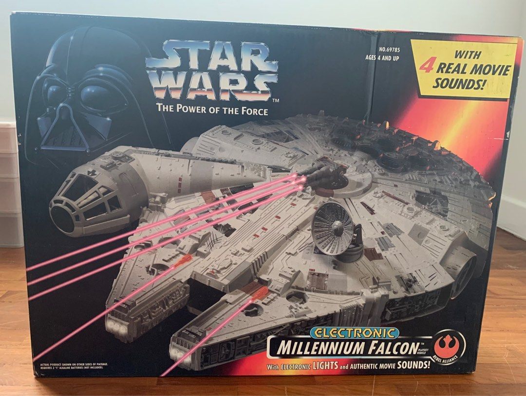 Vintage Star Wars Millennium Falcon 1995, Hobbies & Toys, Toys & Games ...