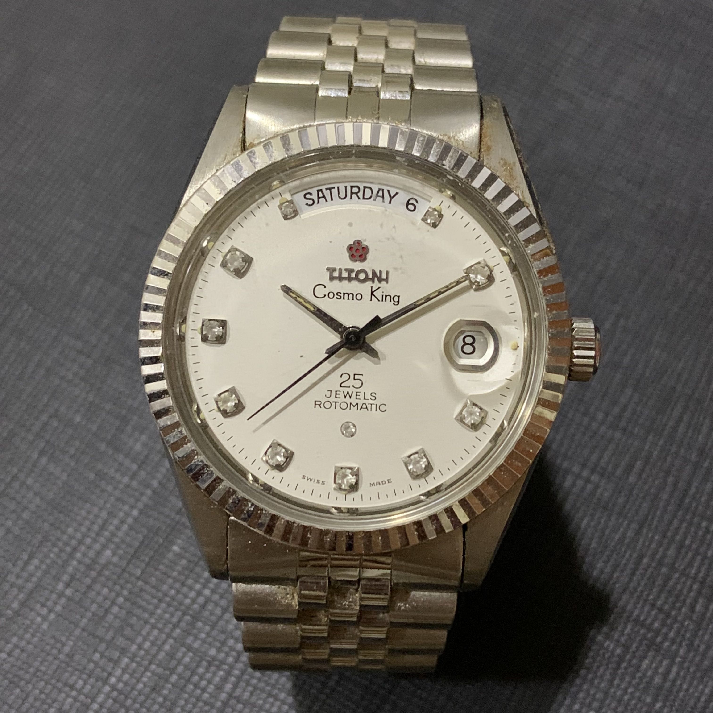 Vintage Titoni Cosmo King Watch, Hobbies & Toys, Memorabilia ...