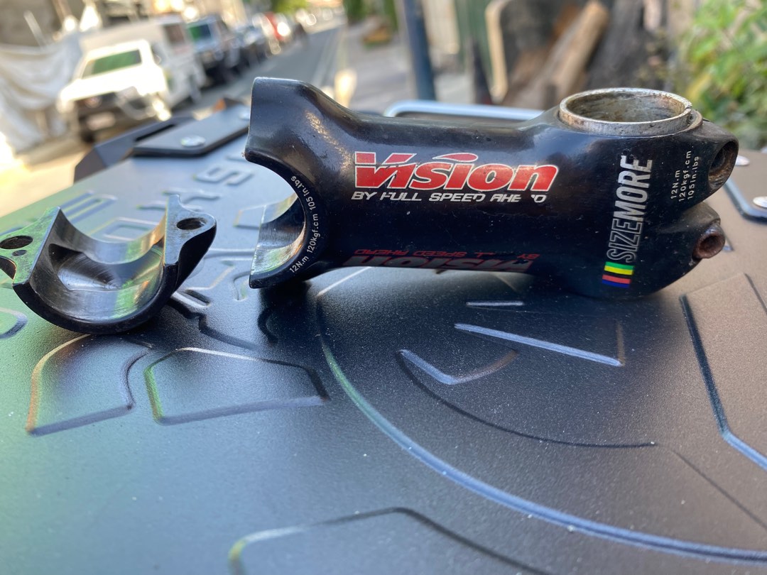 VISION SIZE-MORE ROAD STEM, Sports Equipment, Bicycles & Parts ...