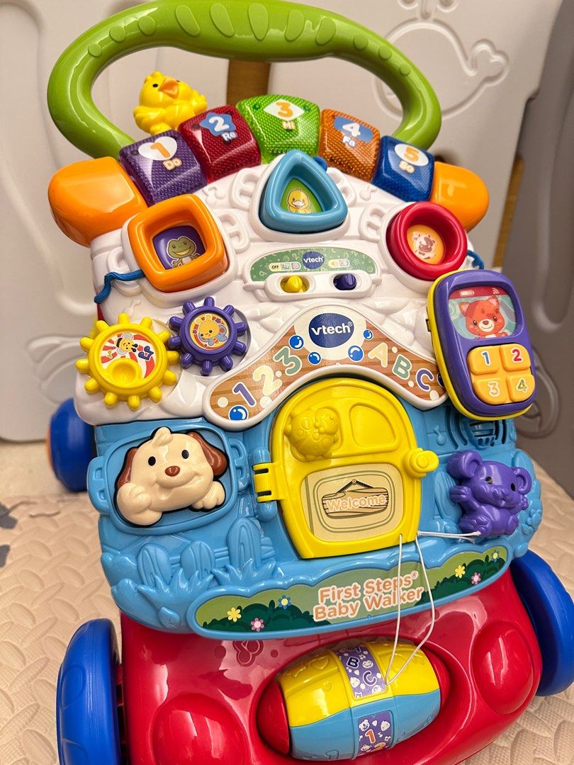 Vtech alphabets train and walker, Babies & Kids, Infant Playtime on ...