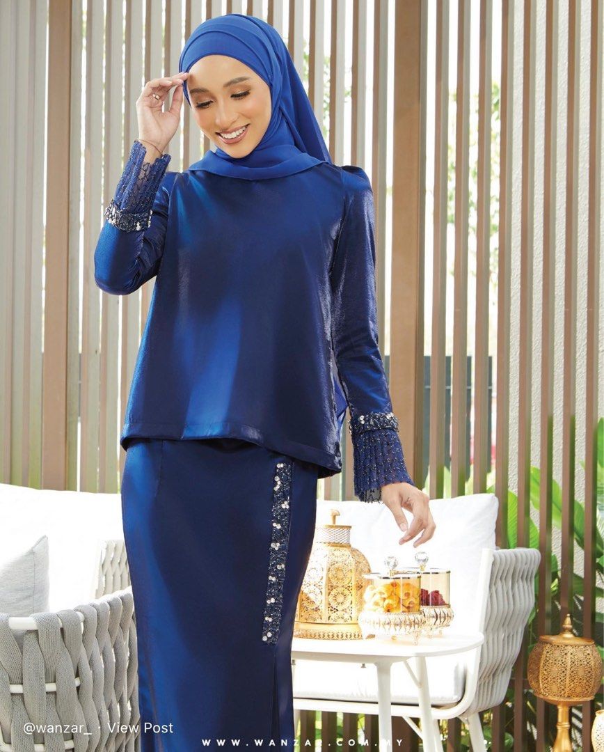 Wanzar raya, Women's Fashion, Muslimah Fashion, Baju Kurung & sets on ...