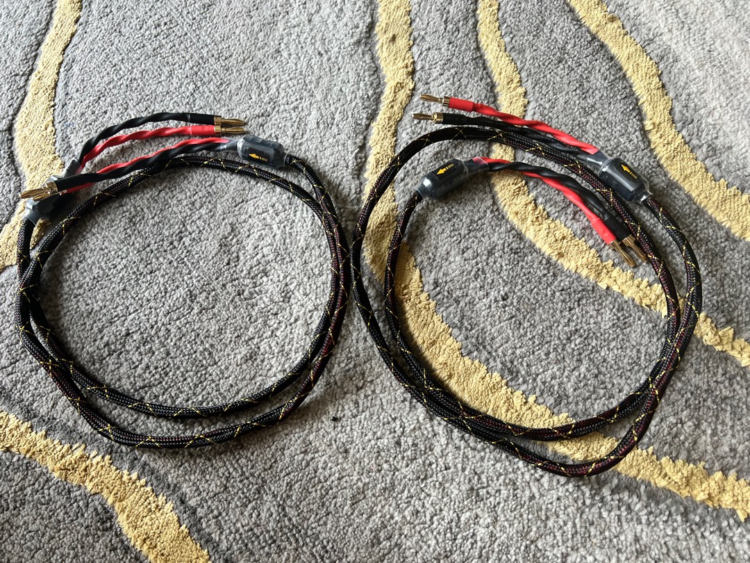 Western Electric Speaker Cables 1.5m 8 core, Audio, Other Audio ...