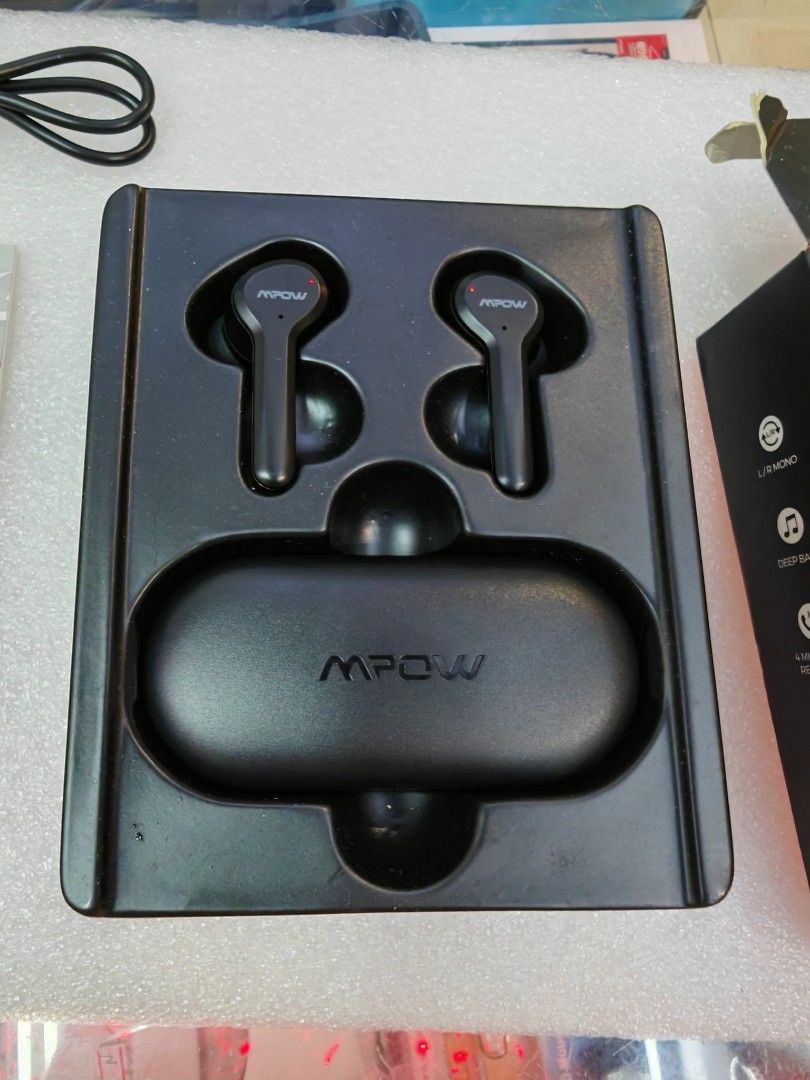 Mpow M9 Wireless Earbuds with 4 Mics Noise Cancellation BH413A, Audio ...