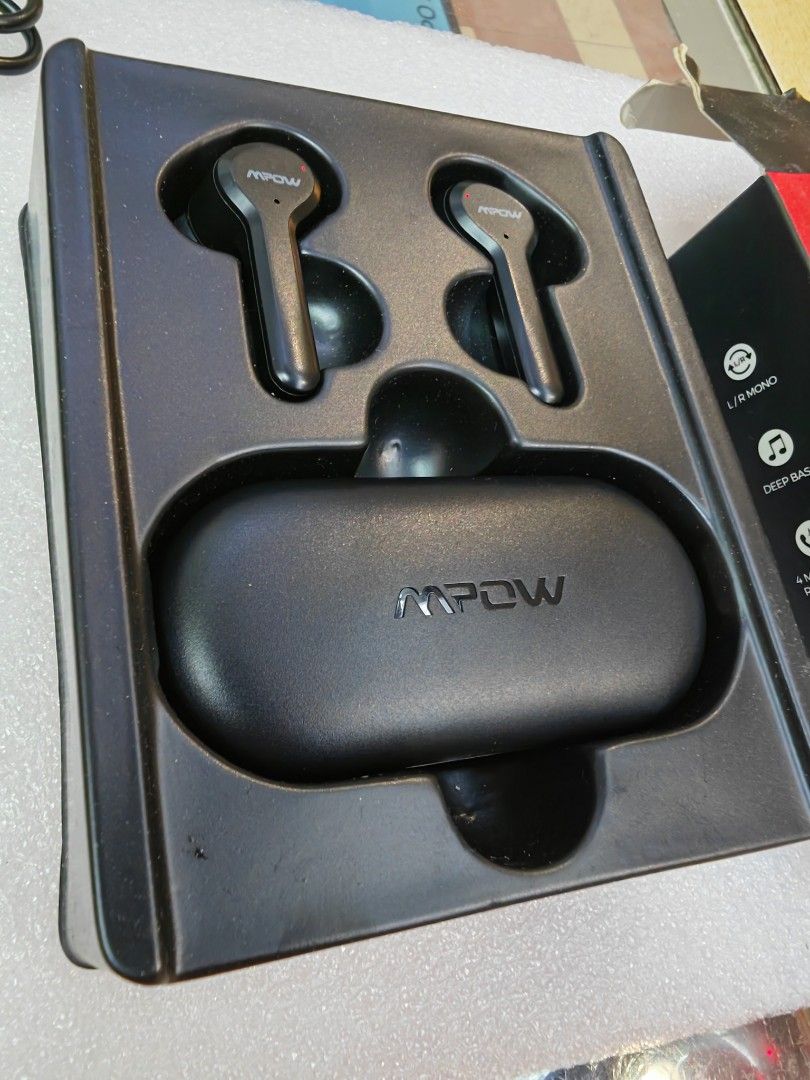 Mpow M9 Wireless Earbuds with 4 Mics Noise Cancellation BH413A, Audio ...