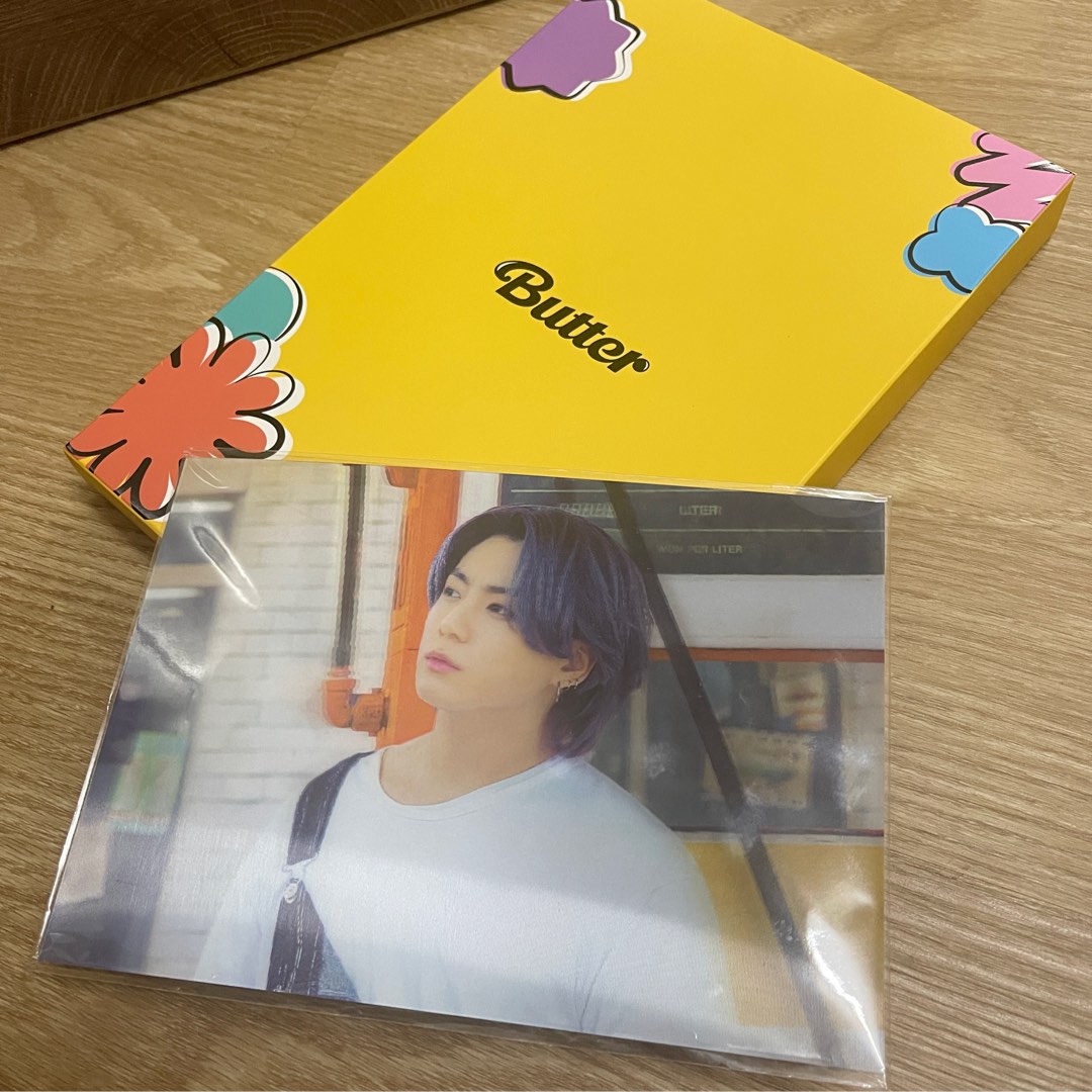 WTS BTS Butter merch Jin Jungkook 3D lenticular photo and photo banner ...