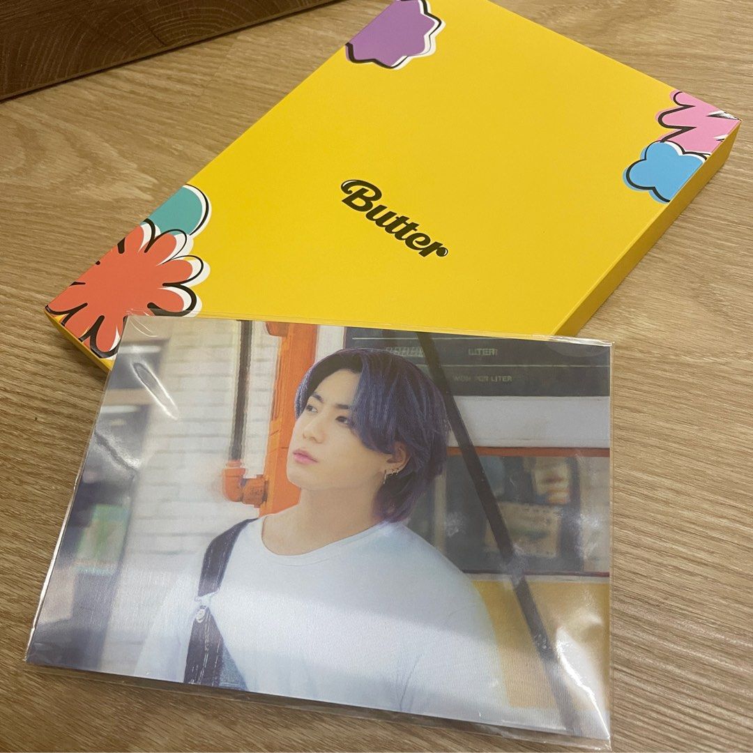 WTS BTS Butter merch Jin Jungkook 3D lenticular photo and photo banner ...
