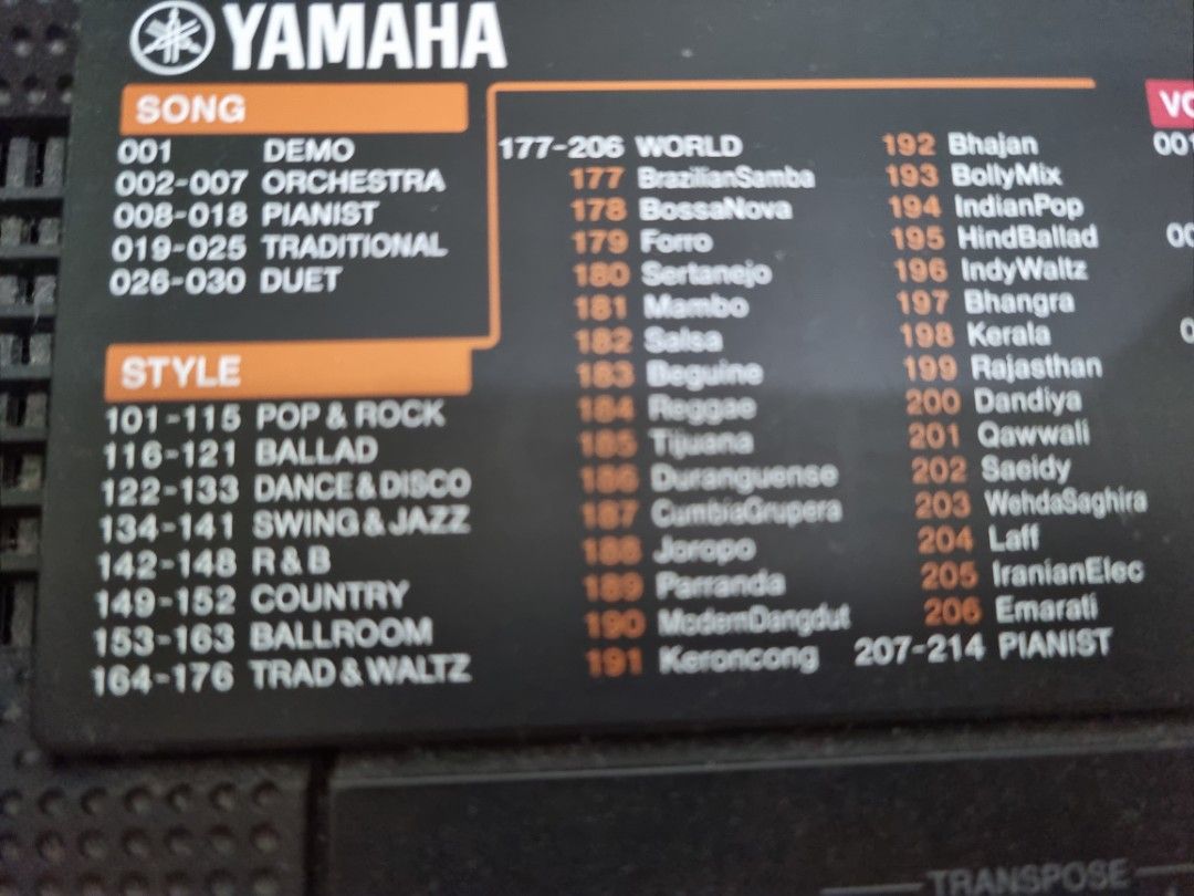 Yamaha Keyboard, Hobbies & Toys, Music & Media, Musical Instruments on ...