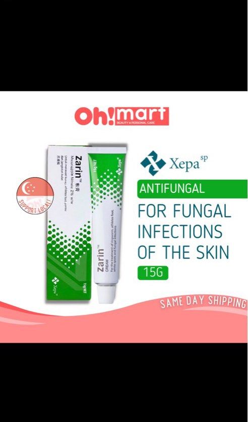 Zarin Miconazole nitrate 2% Anti Fungal Cream, Health & Nutrition ...