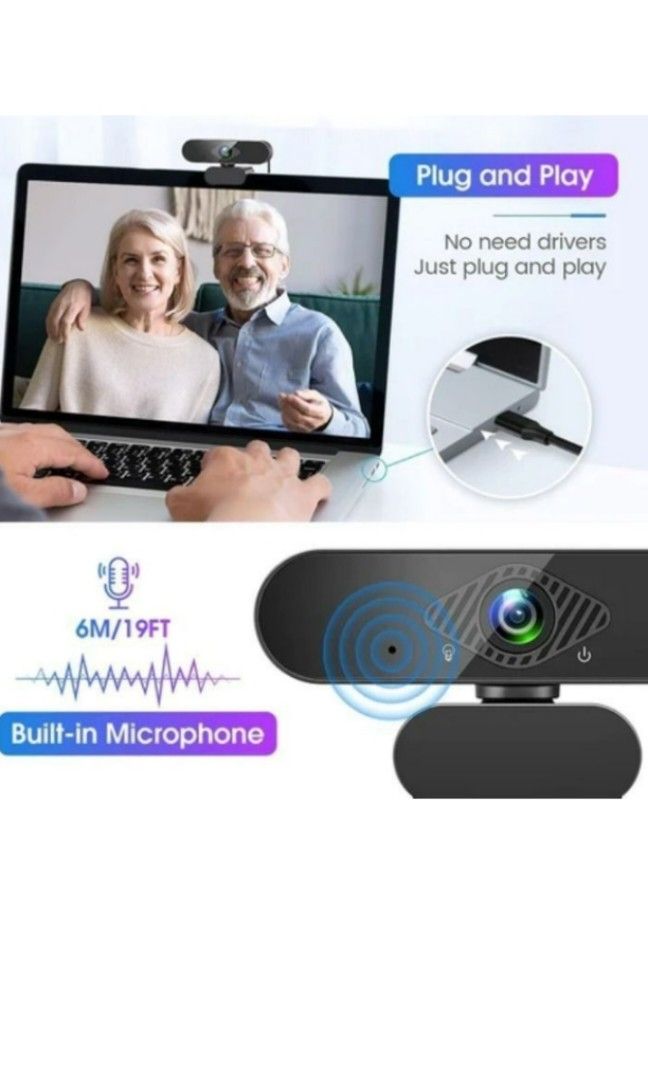 ZC-D2 1089 Full Hd Web cam with inbuilt mic, Computers & Tech, Parts & Accessories, Webcams on ...