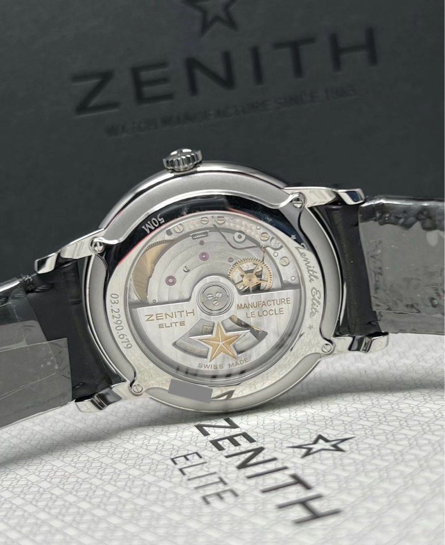 Zenith Elite Classic Automatic 39mm Silver Dial, Luxury, Watches on ...
