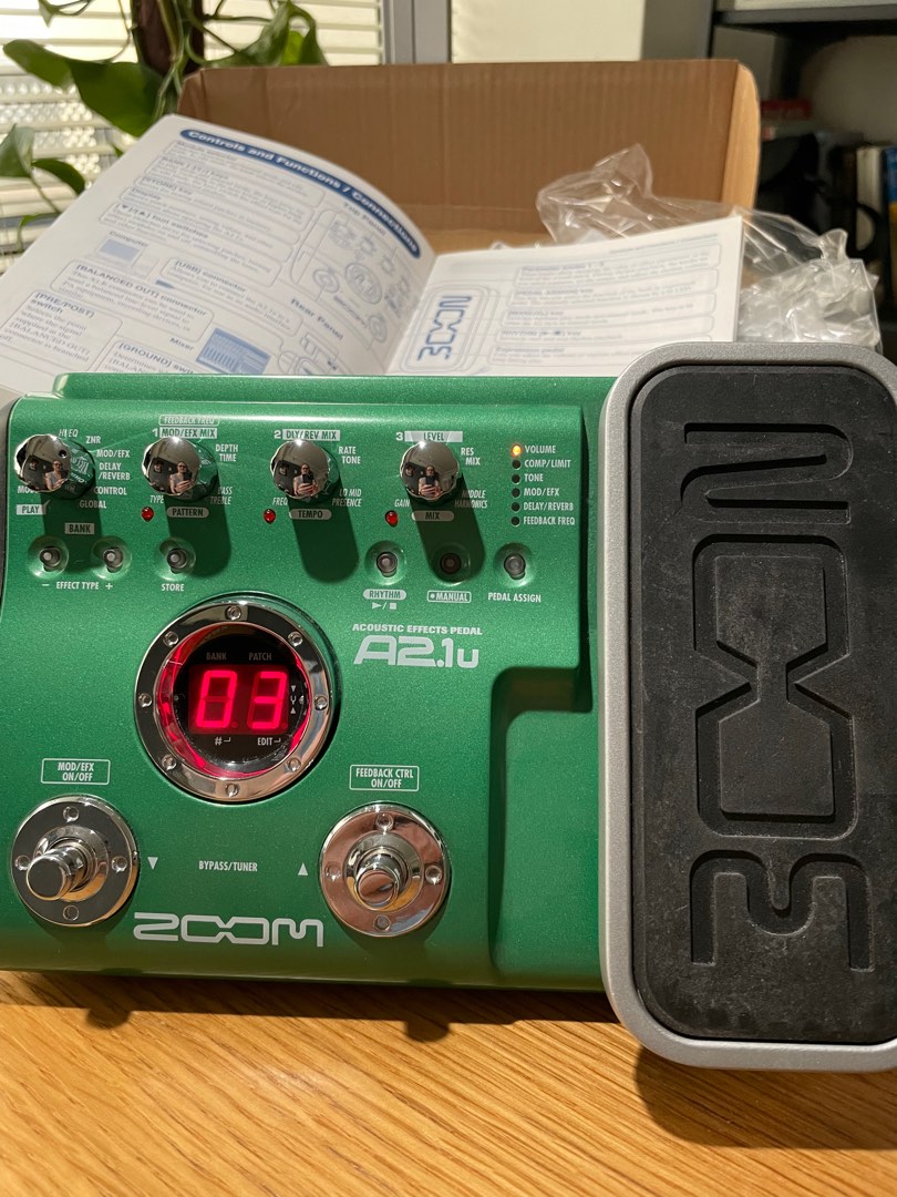 Zoom A2.1u Acoustic Effects Pedal, Hobbies & Toys, Music & Media, Music Accessories on Carousell
